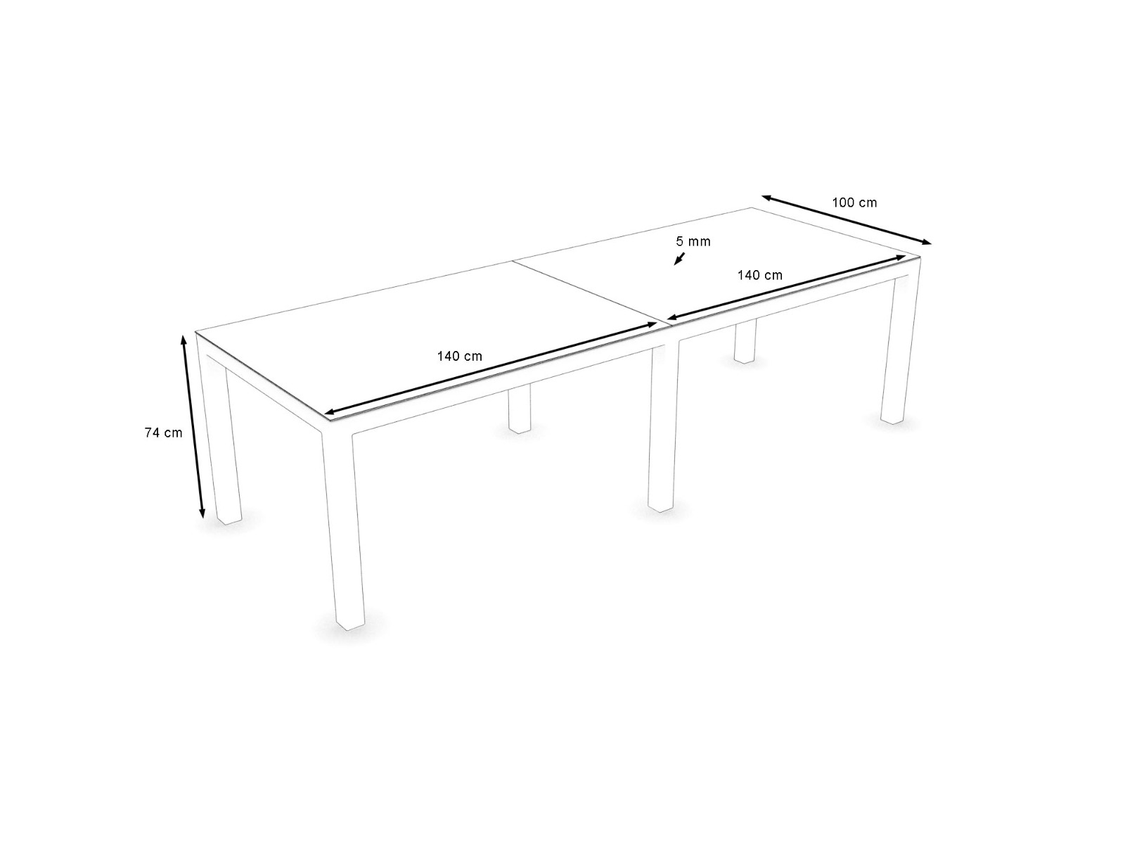 ceres XXL Table without GP | artelia-design.co.uk